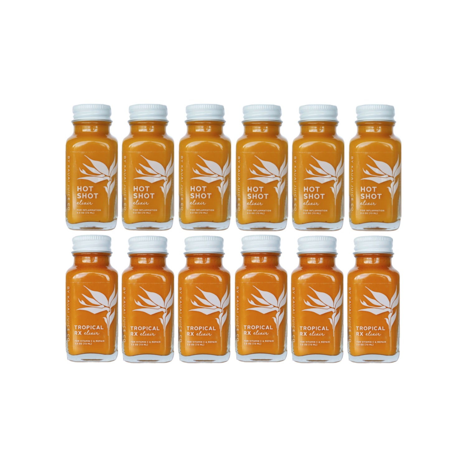 Kauai Juice Co. Cold-Pressed Unpasteurized Elixirs